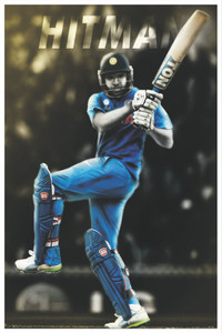 Hitman Rohit Sharma Paper Print - Abstract posters in India - Buy art ...