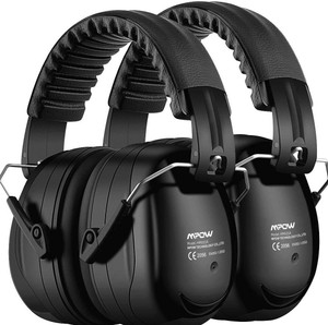 Mpow Ear Protection 2 Packs, NRR 28dB Professional Ear Defenders with a ...