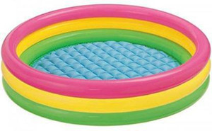 Miscue 3ft Bath Tub Inflatable Swimming Pool For kids (Multicolor ...