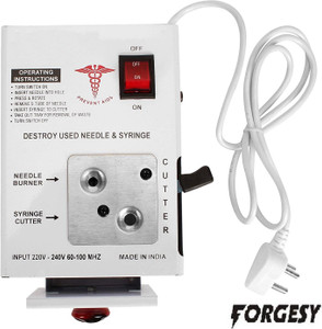 Forgesy ELECTRICAL NEEDLE SYRINGE DESTROYER & NEEDLE BURNER Needle ...