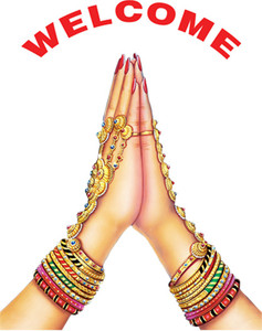 god & god's 51 cm Walcome Wall Sticker Self Adhesive Sticker Price in ...