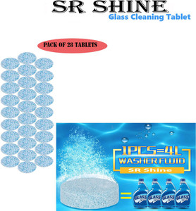 S R SHINE SR SHINE GLASS CLEANER CONCENTRATE TABLET PACK OF 6 PC Tablet ...