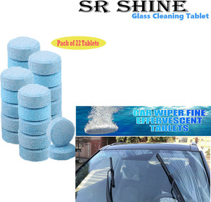 S R SHINE PACK OF 22 TABLETS GLASS CLEANER CONCENTRATE TABLET Tablet ...