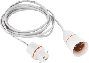 HI-PLASST Bulb Holder B 22 Socket with Flexible Wire & Adaptor Plug for ...