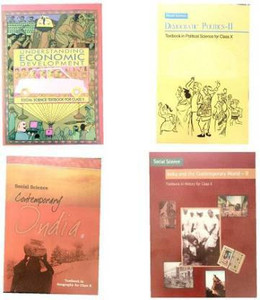 Combo Of 4 Books Of SOCIAL SCIENCE For Class 10 NCERT( HISTORY ...