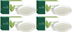 BIOTIQUE Pack of 4 Bio Morning Nectar Visibly Flawless Skin Soap 75gm ...