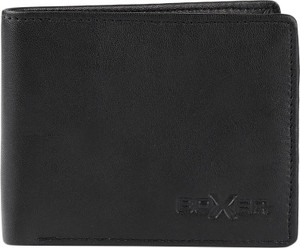 Boxer Men Black Genuine Leather Wallet Black - Price in India ...