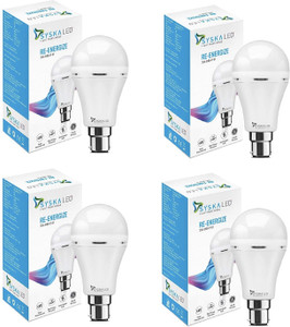 Syska SSK EMB 0901 EMERGENCY BULB 9W PACK OF 4 3.5 hrs Bulb Emergency ...