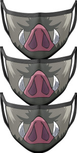 ComicSense Re-Usable Unisex Inosuke Boar Anime Printed Free Size Cotton ...