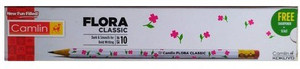 Flipkart.com | Camlin flora classic 40 pencil 4 erasers 4 sharpner Pencil