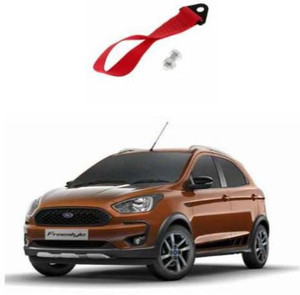 Auto Mac Front Rear Car Auto Trailer Towing Strap Bumper Hook Red Color ...