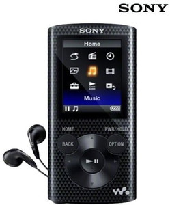 SONY NWZ-E373 4 GB MP4 Player (Black, 2 Display) 4 GB MP3 Player - SONY ...