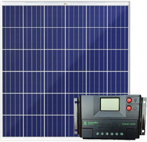 ZunSolar Combo of PWM 20A Solar Charge Controller and 50W ...
