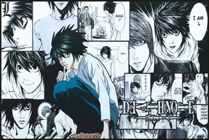 Death Note Anime Poster | L Comic Poster 15 | (12x18) inches | 300 GSM ...