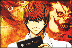 Death Note Anime Poster | ryuk, Light, L 3 | (12x18) inches | 300 GSM ...