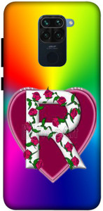 ANGELSKY Back Cover for Mi REDMI NOTE 9 ( NAME, LETTER NAME) PRINTED ...