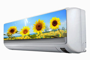 Air Conditioner Skin Fully Waterproof Vinyl Sticker All New Collection ...