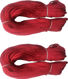 BRIGHT 4mm Maroon Color Nylon Thread-100 Meters - 4mm Maroon Color ...