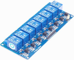 Robotronics 8 Channel Relay Module with The Light Coupling 12V Relay ...