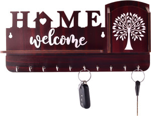 Vihaan Fashions Welcome & Home Key Holder With Mobile Holder & Charging ...