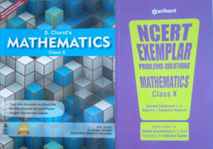 S Chand Math & Ncert Exemplar Solutions Class 10 (Combo Pack ): Buy S ...