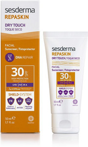 sesderma Sunscreen - SPF 50 Repaskin Dry Touch 30SPF Sunscreen - 50ml ...