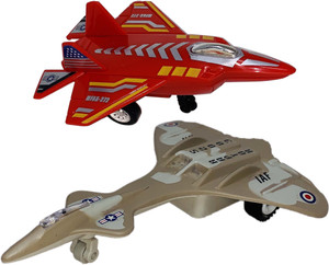 Giftary 2 Small Size Plastic Made Indian Model Mini Fighter Jet Toy ...
