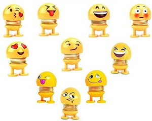 SSVL TOP SELLING CUTE SMILEY FACES SPRING DOLL TOY (PACK OF 10) Magic ...