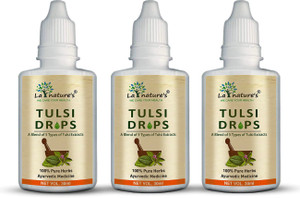 La Natures Tulsi Drop with 5 Types of Tulsi Extract - 30ML Each Bottle ...
