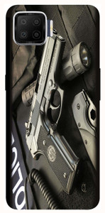 Everything. Back Cover for Oppo F17 ( Police Pistal Gun Print ...