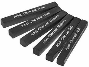 Bluejay Compressed Charcoal Soft, Medium, Hard Stick Price in India ...