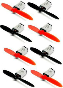 Stookin 8 Pieces of DC 3.7V Micro Coreless Motor 15X12mm with 8 ...