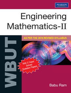 Engineering Mathematics (Wbut): Vol. 2 1st Edition with 2 Disc: Buy ...