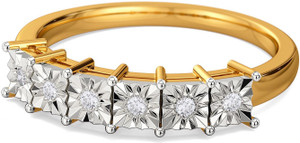 Melorra 209233-10 18kt Diamond Yellow Gold ring Price in India - Buy ...