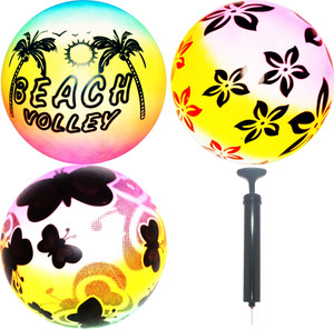 YOHAN COMBO PACK of 1 BALL PUMP & 3 PVC Football Price in India - Buy ...