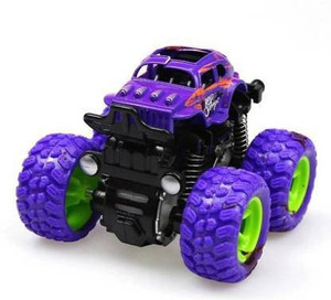SG store 4WD Mini Monster Trucks Friction Powered for Kids Big Rubber ...
