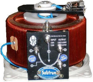 sabtron 10 AMPS SINGLE PHASE OPEN TYPE VARIABLE TRANSFORMER 10 A Rotary ...