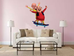 KAMYA HOME DÉCOR 60 cm MOTU PATLU Self Adhesive Sticker Price in India ...