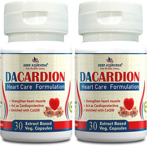 Deep Ayurveda DA-CARDION HEART CARE CAPSULE Price in India - Buy Deep ...