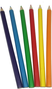 Flipkart.com | lookat 6 wood Shaped Color Pencils