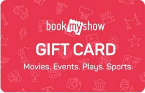 bookmyshow Digital Gift Card Price in India - Buy bookmyshow Digital ...