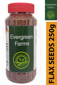 Evergreen Farms Natural Flax Seeds with Omega-3 and Fibre Rich for ...