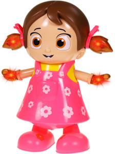 WISHKEY Cute Dancing Girl Musical Colorful Doll with Light & Music,Toy ...