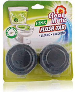 clean mate Flush Tablets - Pine, Pack of 2 Block Toilet Cleaner Price ...