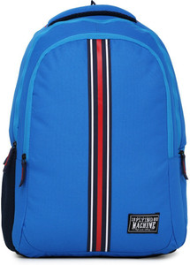 FLYING MACHINE Men Brand Logo Backpack 30 L Laptop Backpack Blue ...