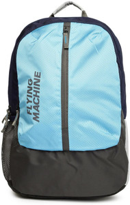 FLYING MACHINE Men Colourblocked Backpack 30 L Laptop Backpack Blue ...