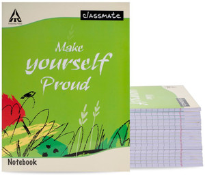 Classmate Notebook Regular Notebook Single Line 120 Pages Price in ...