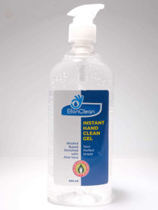 bonclean Hand clean Gel (500 ML) Hand Sanitizer Bottle - Price in India ...