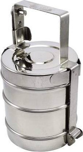 Flipkart.com | KM Stainless Steel Traditional Indian Lunch BoxCarrier l ...