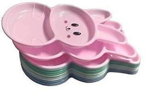 PARTIKSHIT ENTERPRISES Bunny Ear Section Plate For Children's Sectioned ...